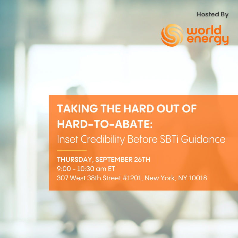 Climate Week NYC | World Energy